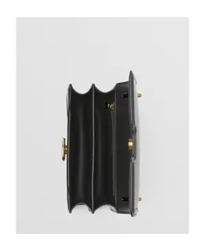 Burberry Small Tb Leather Bag With Metal Chain Strap