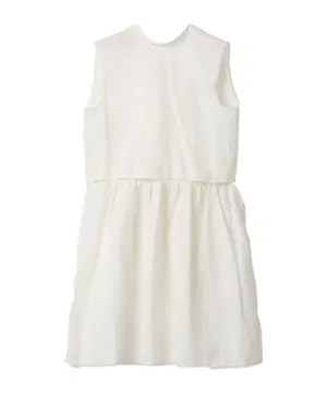 Miu Miu Logo Patch Sleeveless Dress
