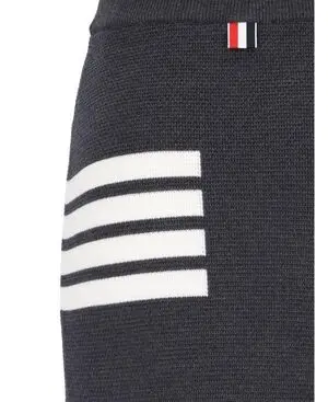 Thom Browne 4-bar Fitted Knit Skirt
