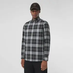 Burberry Button-down Checked Shirt