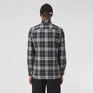 Burberry Button-down Checked Shirt