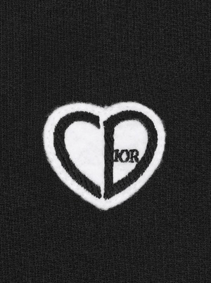 Dior Embroidered Logo Pullover - Black