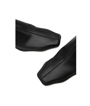 MAISON MARGIELA Square Toe Leather Mules