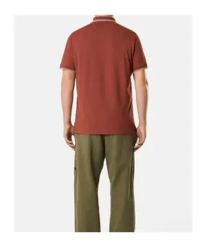 Stone Island Logo Patch Slim Polo Shirt