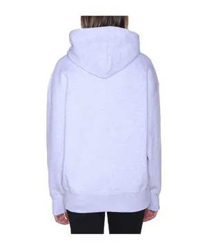 MSGM Logo Print Hooded Sweatshirt