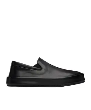 Marsèll Cassapelle Grained Leather Slip-on Sneakers