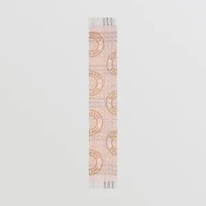 Burberry Tb Logo-print Reversible Check Scarf