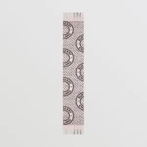 Burberry Tb Logo-print Reversible Check Scarf