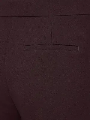 Chloé Wool Crepe Straight Leg Pants