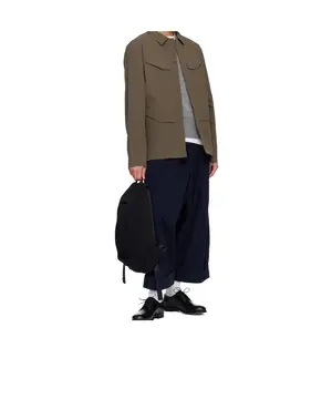Issey Miyake Pleated Effect Backpack