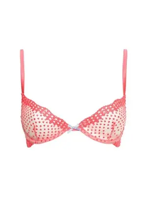 FLEUR DU MAL Dotty Demi Bra Pink