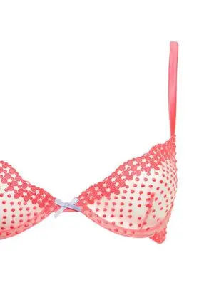 FLEUR DU MAL Dotty Demi Bra - Pink