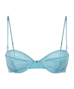 Stella McCartney Lace Balconette Bra - Blue