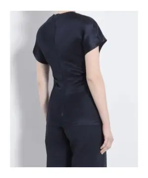 LOULOU STUDIO Silk Linen Organza Top