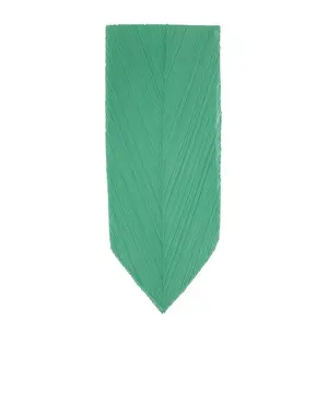 PLEATS PLEASE BY ISSEY MIYAKE Pleated Silk Scarf - Grass Green