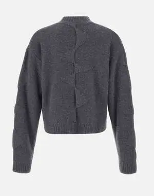 HELIOT EMIL Spiral Knit Textured Jumper