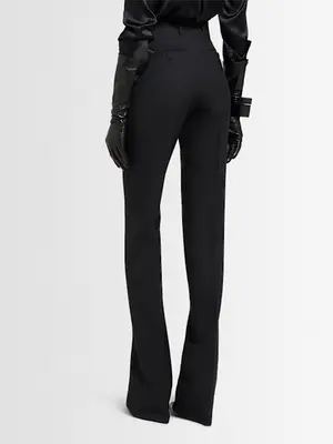 TOM FORD Virgin Wool Blend Twill Straight Leg Pants