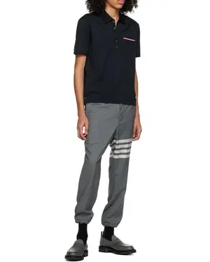 Thom Browne 4-bar Straight Leg Trousers - Medium Gray