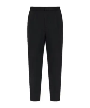 Emporio Armani Pleated Trousers - Black