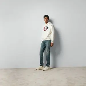 Gucci Logo Printed Drawstring Hoodie