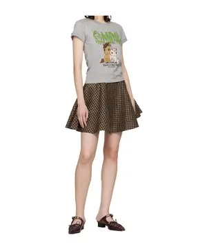 GANNI Horse Print T-shirt
