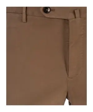 PT TORINO Slim Fit Flat-front Trousers