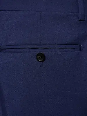 Bally Pleated Zipper Casual Pants