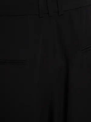 Balmain Loose-fitting Crepe Casual Pants