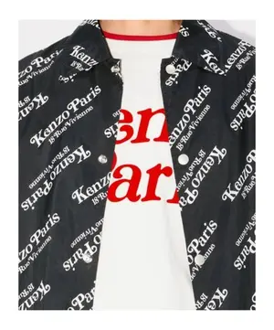 Kenzo All-over Logo Printed Windbreaker