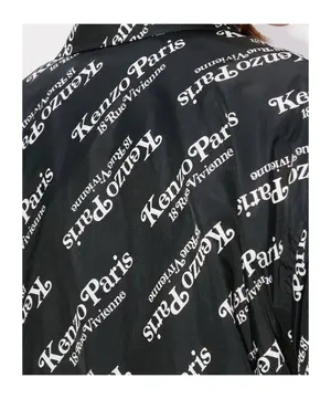 Kenzo All-over Logo Printed Windbreaker