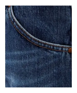 Chloé High-waisted Denim Shorts With Engraved Horn Buttons