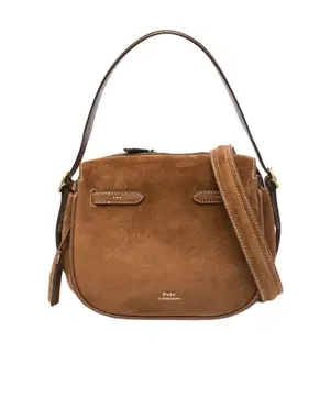 Polo Ralph Lauren Suede Shoulder Bag - Brown