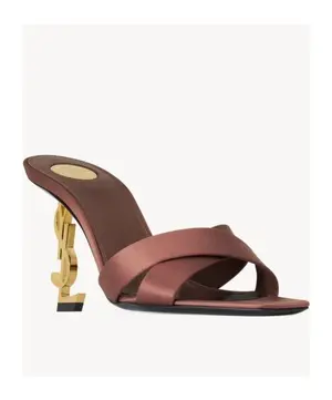 Saint Laurent Opyum Open Toe Mules - Multicolor