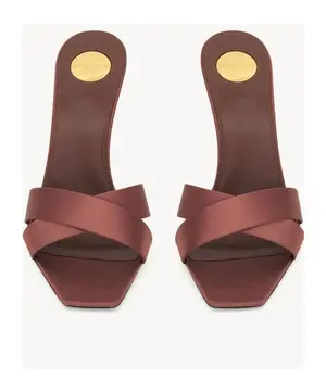 Saint Laurent Opyum Open Toe Mules - Multicolor