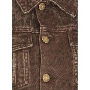 GOLDEN GOOSE Leopard Print Denim Jacket