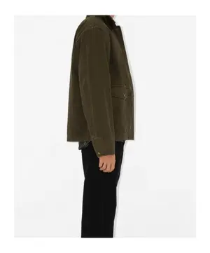 Burberry Logo Embroidered Field Jacket