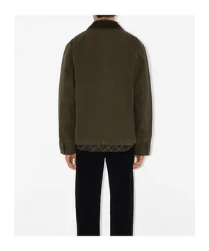Burberry Logo Embroidered Field Jacket
