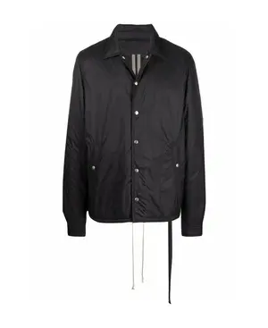 Rick Owens Padded Collared Jacket - Black