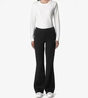 K-WAY Grey Flare Sport Trousers - Black
