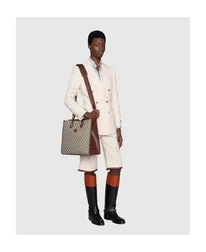 Gucci Gg Supreme Canvas Tote Bag