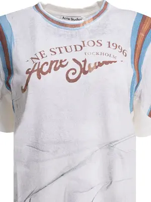 Acne Studios Logo Printed Crewneck T-shirt - No