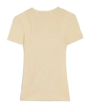 JIL SANDER Crewneck Short-sleeved T-shirt In Lightweight Cotton Crepe