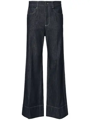 Brunello Cucinelli High-waisted Wide-leg Jeans