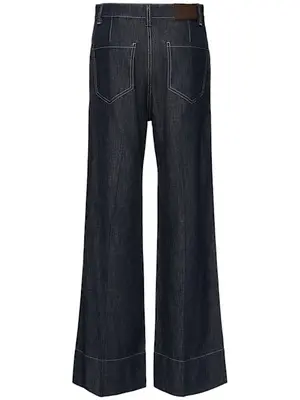 Brunello Cucinelli High-waisted Wide-leg Jeans