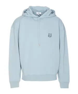 Maison Kitsuné Bold Fox Head Patch Drawstring Hoodie