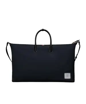 Thom Browne Twill Duffle Bag - Black