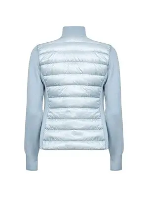 Moncler High-neck Padded Jacket - Light Blue