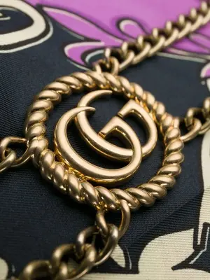 Gucci Gg Rhombus Ramage Shirt Dress