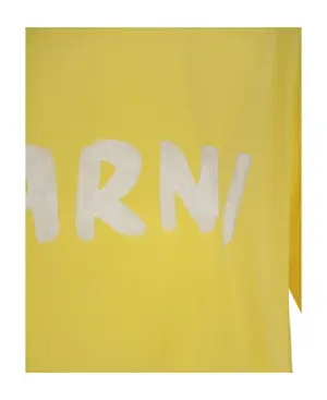 Marni Logo Print Crewneck T-shirt