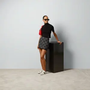 Gucci Gg Tweed Skirt